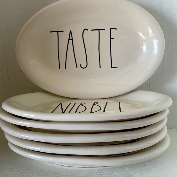 Rae Dunn | Dining | New I Have One Nibble Plate And Five Taste Plates ...